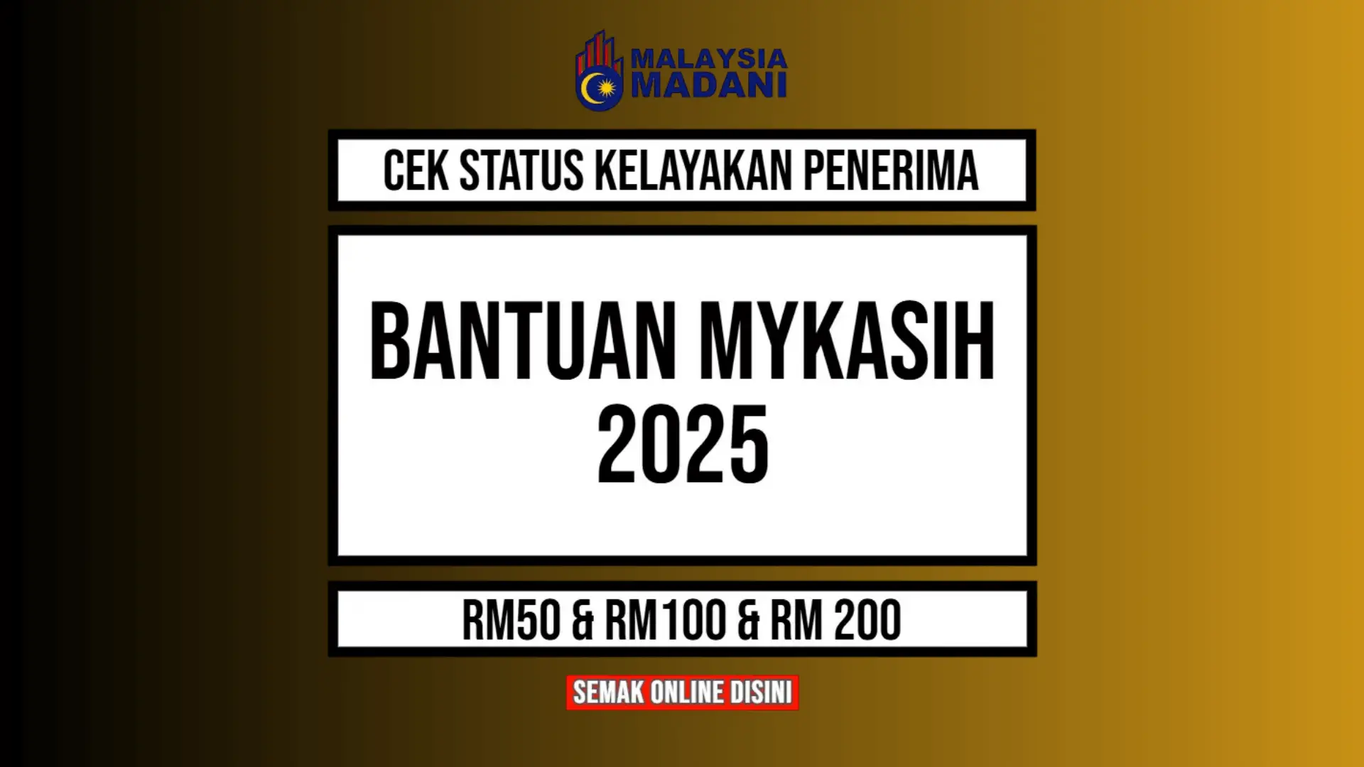 Semakan MyKasih.com.my 2025 Online (RM2,100)